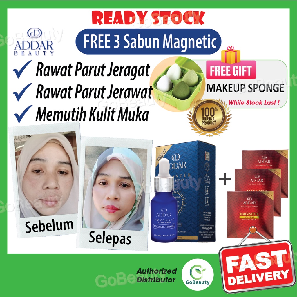 AdDar Beauty Serum Royal EP1 FREE 3 Sabun Magnetic Jerawat Ubat ...