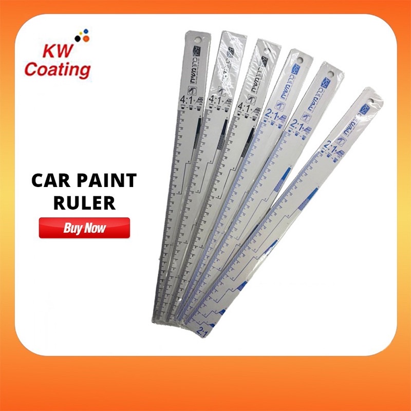 Paint Mixing Ruler Pembaris Cat Kereta Ukur Car Paint Measure | Shopee ...