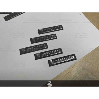 Modellista Emblem Logo Badge for body kit bodykit skirt Toyota Alphard ...