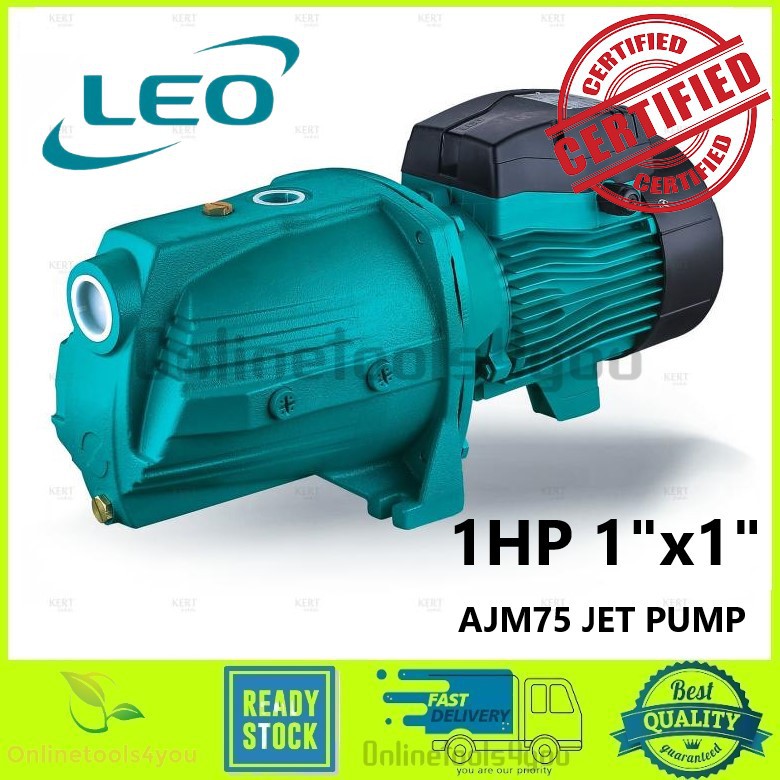 LEO AJM75 Jet Water Pump 1HP / NEOVIN SPC-JET100 Water Pump 1HP - PUMP AIR TELAGA | Shopee Malaysia