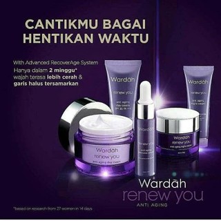WARDAH SET 4IN1 & 5IN1 RENEW YOU ANTI AGING, ANTI JERAGAT (PURPLE ...