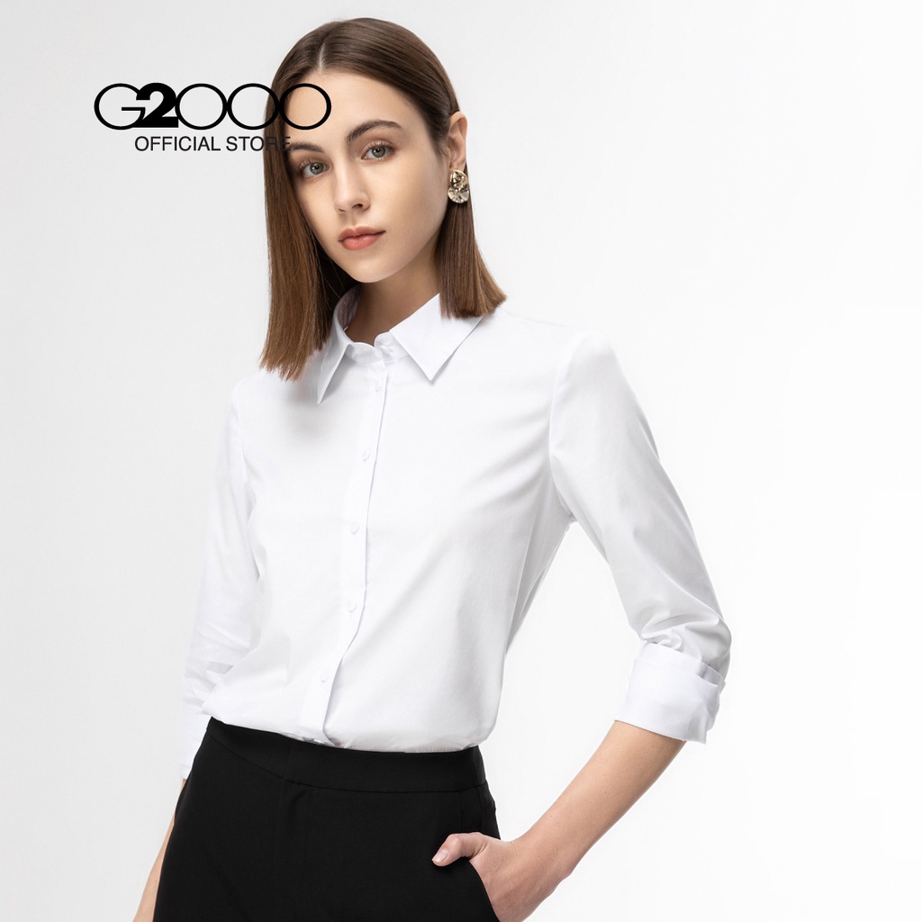 G2000 Women Shirt Anti-UV CNS Fine Twill Basic 21223033 | Shopee Malaysia