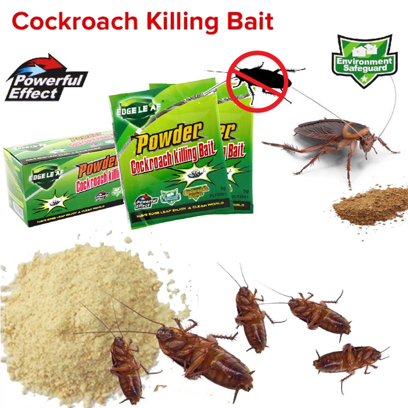Powder Cockroach Killing Bait Ant Insect Killer Pest Control Ubat Racun ...