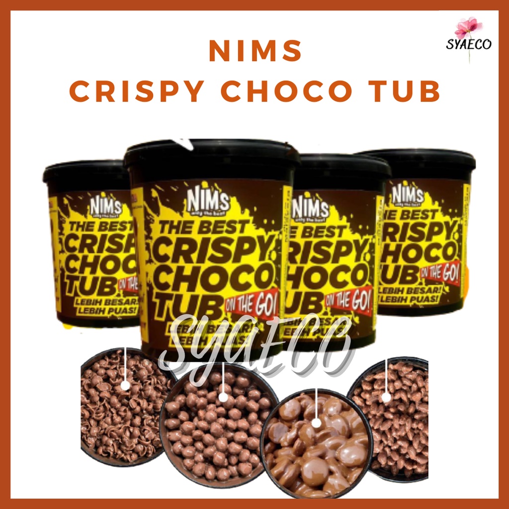 NIMS CRISPY CHOCO TUB ︱ Cereals with Melted Chocolate | Shopee Malaysia