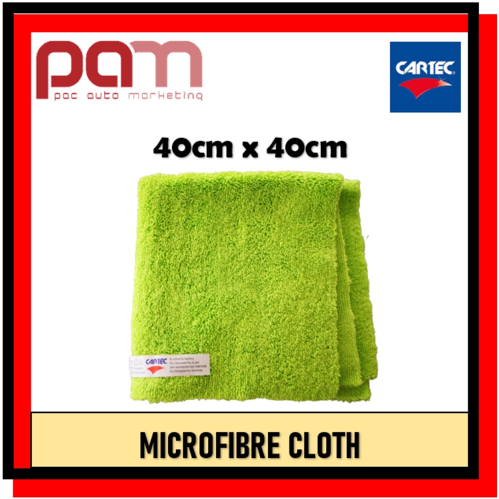CARTEC Microfibre Ultra Soft Clean Cloth (Green) | Shopee Malaysia