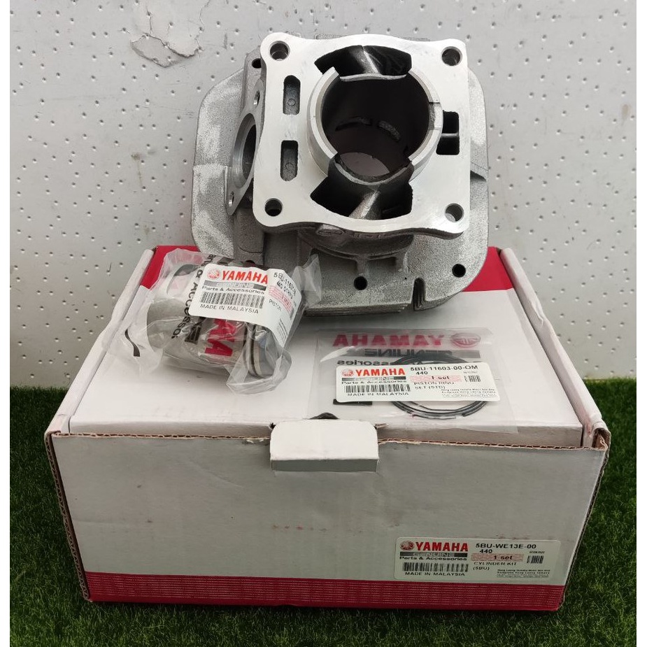 ORIGINAL HLY YAMAHA Y125Z, Y125ZR, 125Z, 125ZR STANDARD CYLINDER BLOCK SET 53.75 MM | Shopee ...