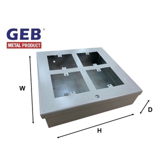 GEB Switches Metal Box 2S / 3S / 4S / 6S / 8S Electrical Clad Board ...