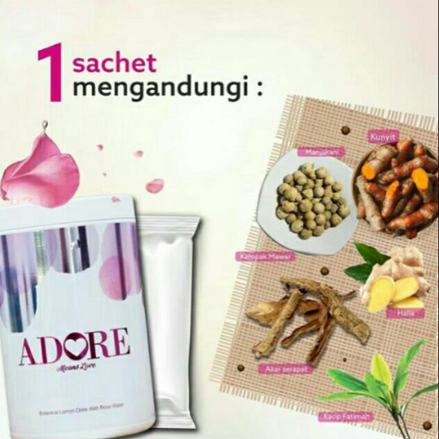 ADORE JAMU MODEN BY AUDELA NAD ZAINAL (By sachet ) | Shopee Malaysia
