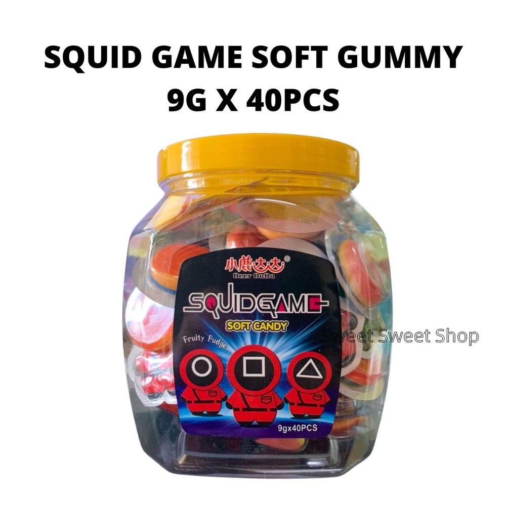 SQUID GAME SOFT CANDY GUMMY 9G X 40PCS | Shopee Malaysia