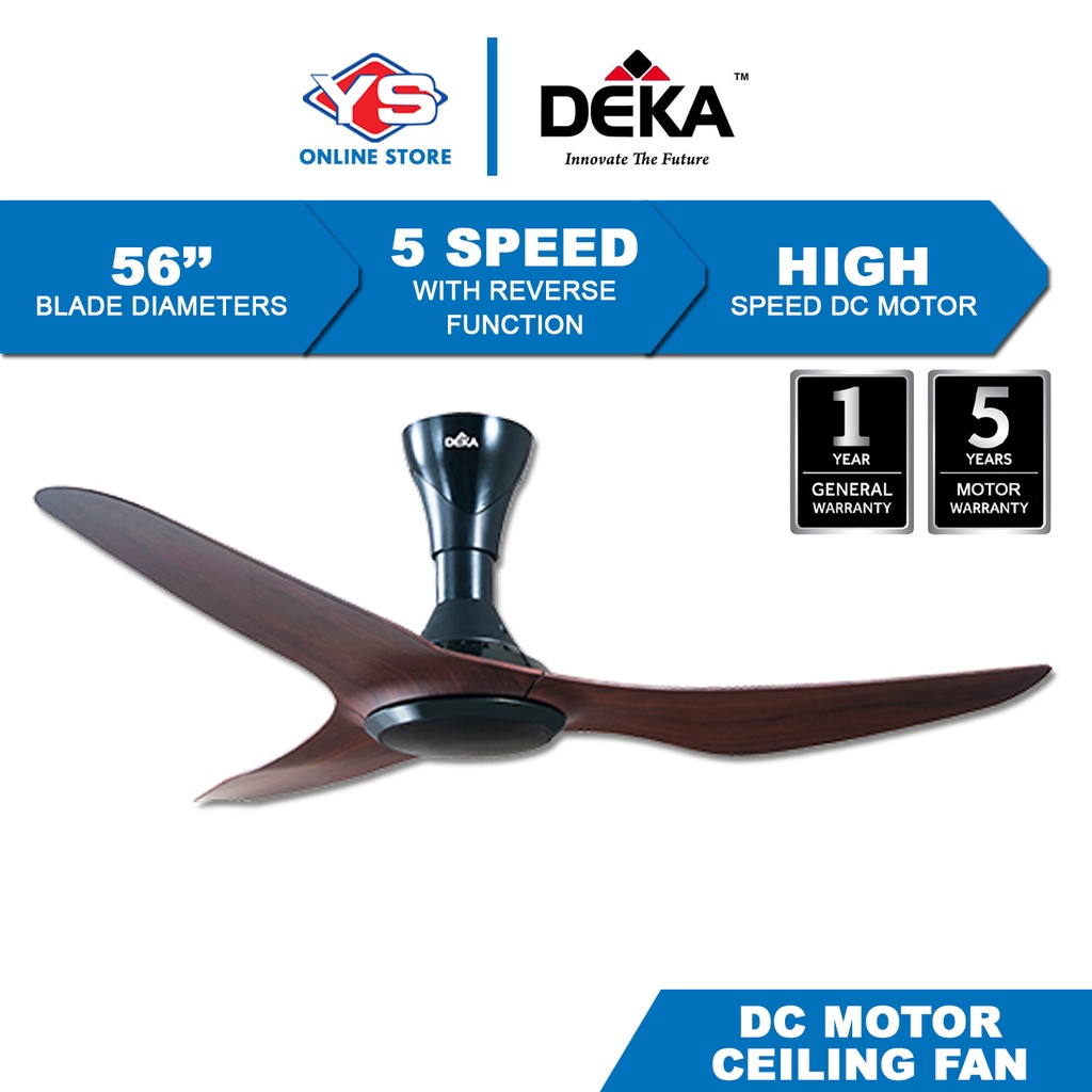 [FAST SHIPPING] Deka 5 Speed DC Motor Ceiling Fan with Reverse Function ...