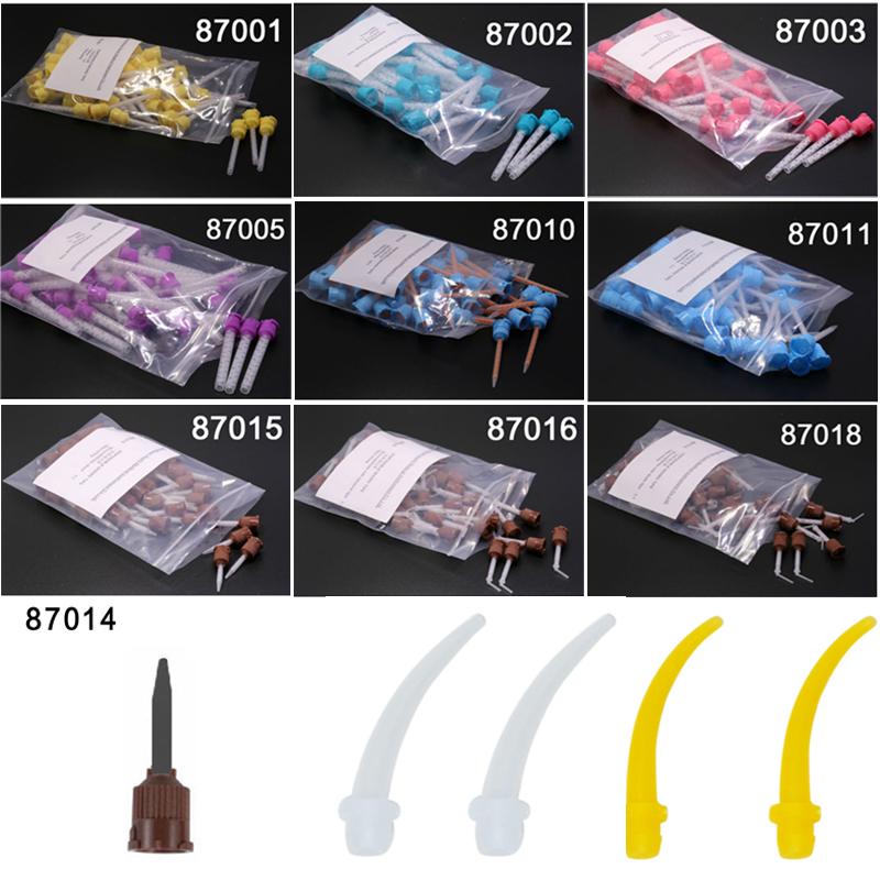 50Pc Disposable Dental PVS Impression Mixing Tube & Intraoral Syringe ...