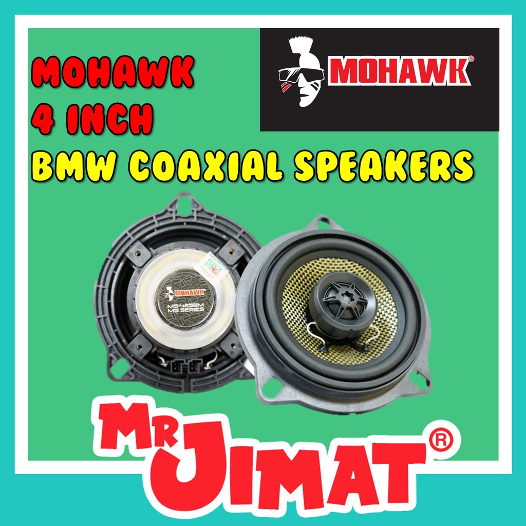 MOHAWK 5-SERIES 4 INCH 2-WAY COAXIAL SPEAKER BMW, 19M5-425BM | Shopee Malaysia