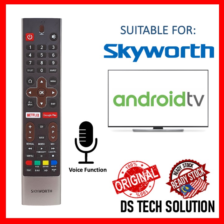 ORIGINAL SKYWORTH SMART TV REMOTE CONTROL [M'SIA STOCK] REPLACEMENT ...