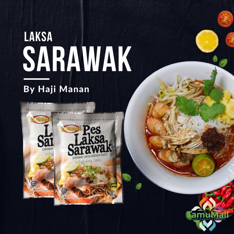 Pes Laksa Sarawak Haji Manan 200g/500g | Shopee Malaysia
