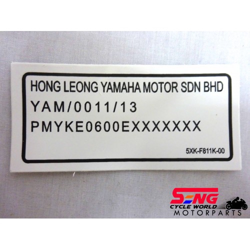 YAMAHA MOTOR BARCODE | Shopee Malaysia
