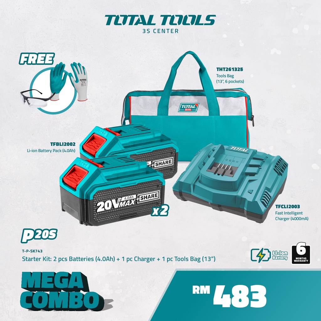 TOTAL Tools 3S Center, Online Shop | Shopee Malaysia