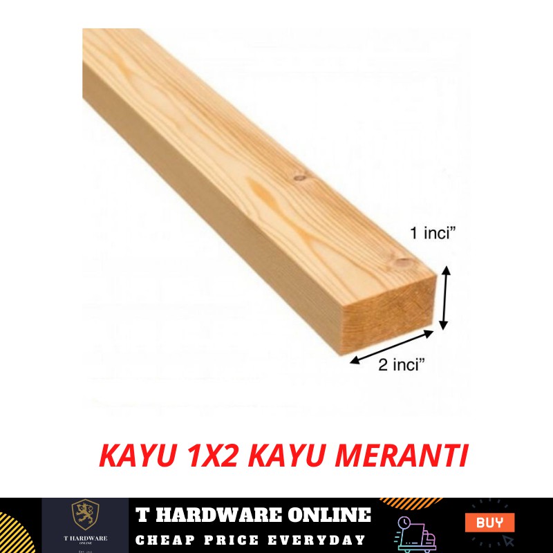 1” x 2” Furniture Wood/ Batang Kayu Perabot/ Kayu/Kayu Kok Cai | Shopee ...