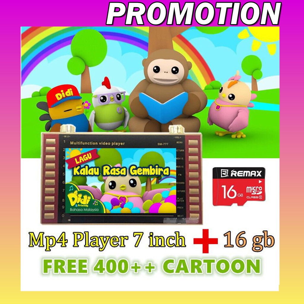 MP4 Kids Learning Player 7.0 Inch + 16GB | Shopee Malaysia