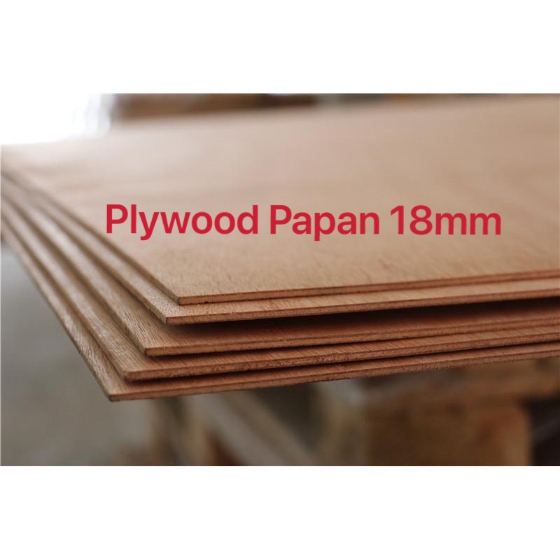 PLYWOOD PAPAN 18MM Custom Cut Size plywood sheet wood panel papan lapis ...