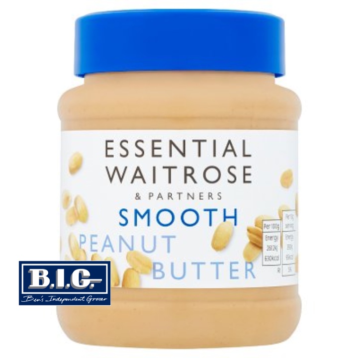 Waitrose Essential Smooth Peanut Butter 340g (EXP Nov 2022) | Shopee ...
