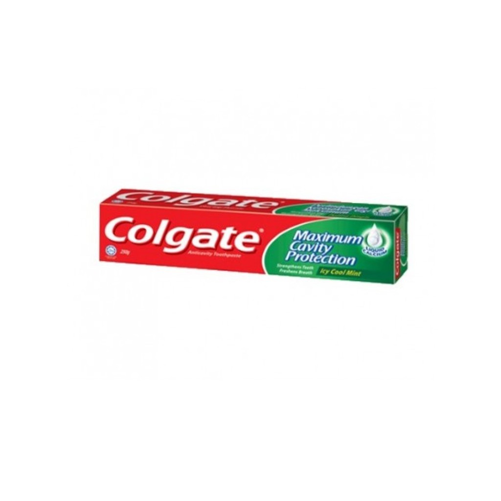 Colgate Toothpaste Maximum Cavity Protection Icy Cool Mint (175g ...