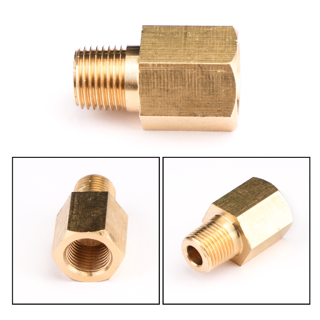 Areyourshop 1 8 NPT Female To 1 8 BSPT Male Adapter Gauge Sensor Thread