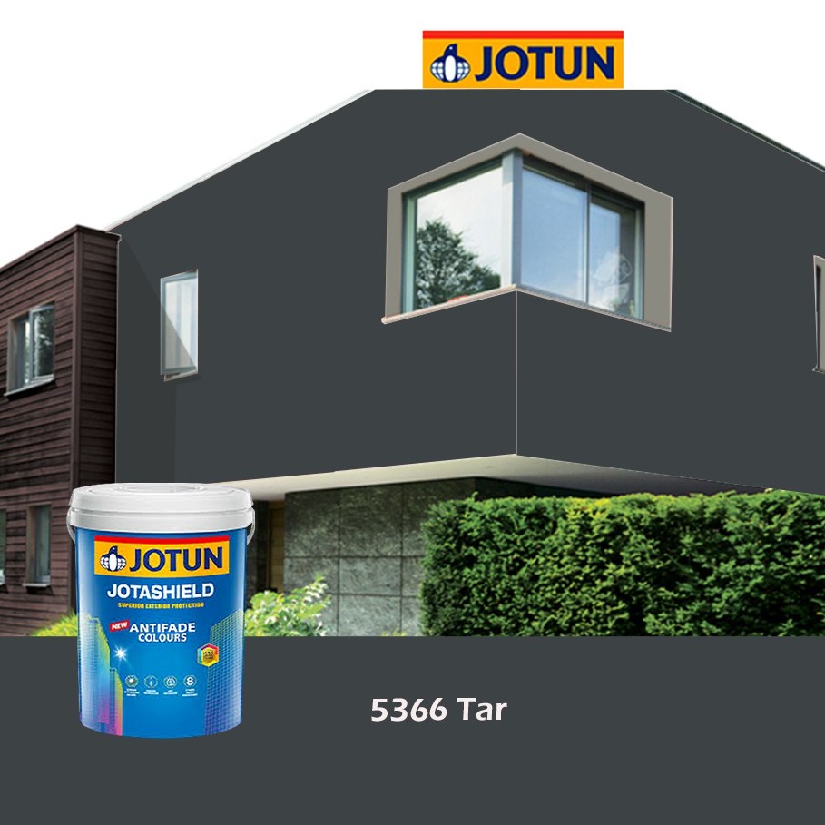 SINAR JOTUN 5366 TAR 5 LITER JOTASHIELD ANTIFADE TOUGH SHIELD EXTERIOR ...
