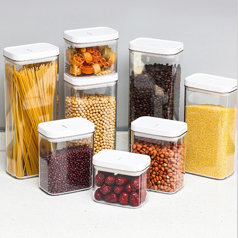Box Refrigerator Kitchen Food Container Storage Plastic Transparent ...