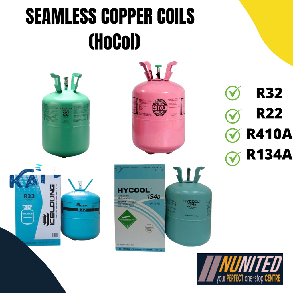 REFRIGERANT GAS AIRCOND R32/R22/R410A/R134A | Shopee Malaysia