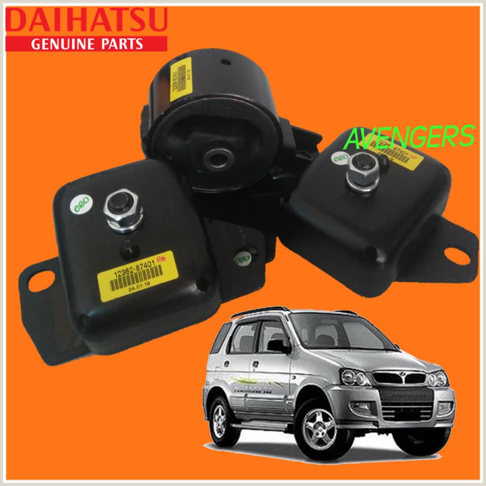 PERODUA KEMBARA DAIHATSU ENGINE MOUNTING SET 100% GOOD QUALITY | Shopee ...
