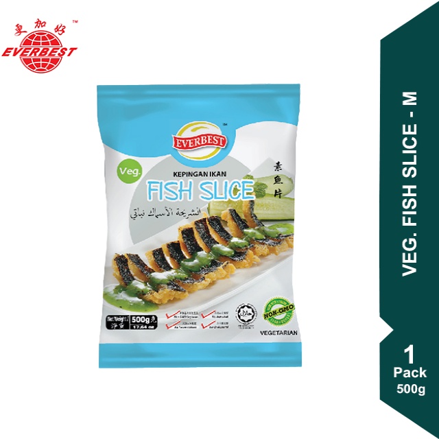 Everbest Veg Fish Slice 鱼片 M (500g) | Shopee Malaysia