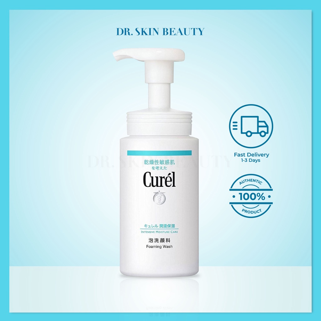 Curel Intensive Moisture Care Foaming Facial Wash 150ml [100% Original ...
