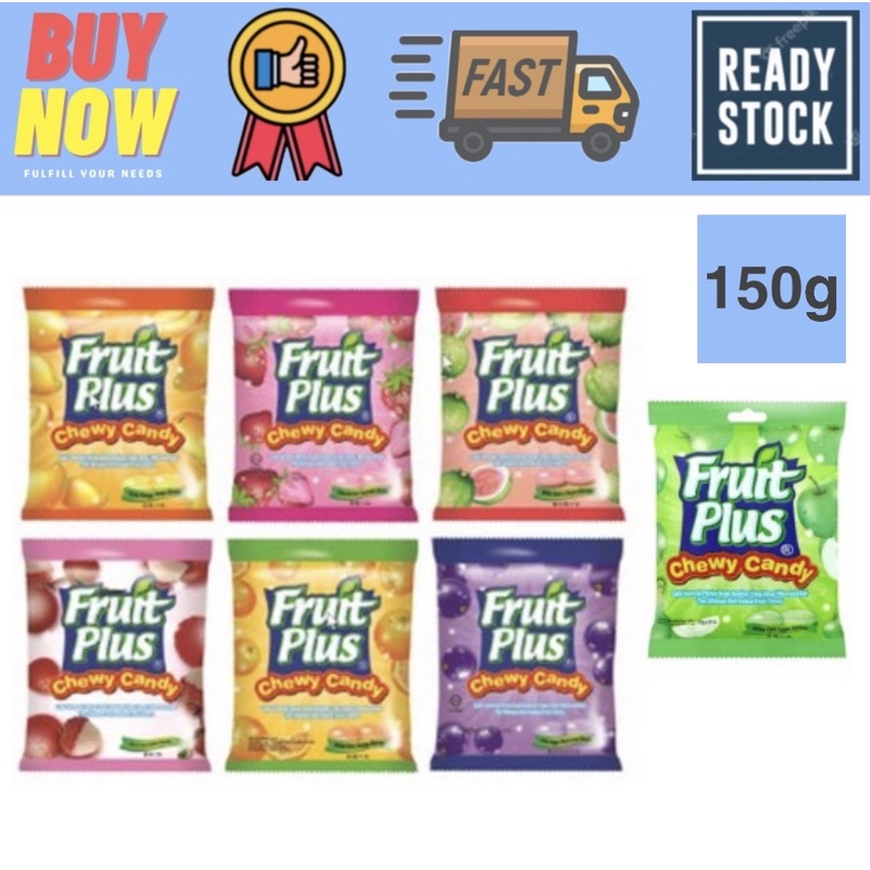Fruit Plus Chewy Candy (150g) | Shopee Malaysia