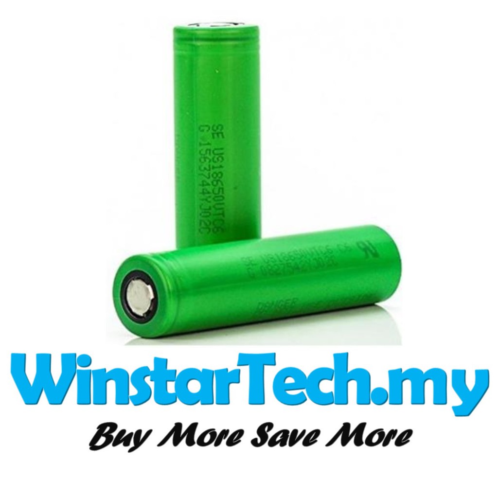 Sony 18650 VTC6 japan Li-ion Lithium ion 3.6V 4.2V high drain 3100mAh ...