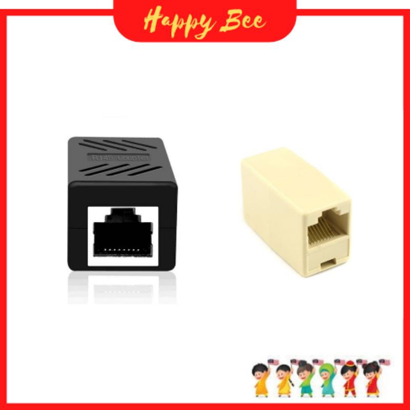 RJ45 Cat5/5e/Cat6 Ethernet Lan Cable Joiner Coupler Connector | Shopee ...