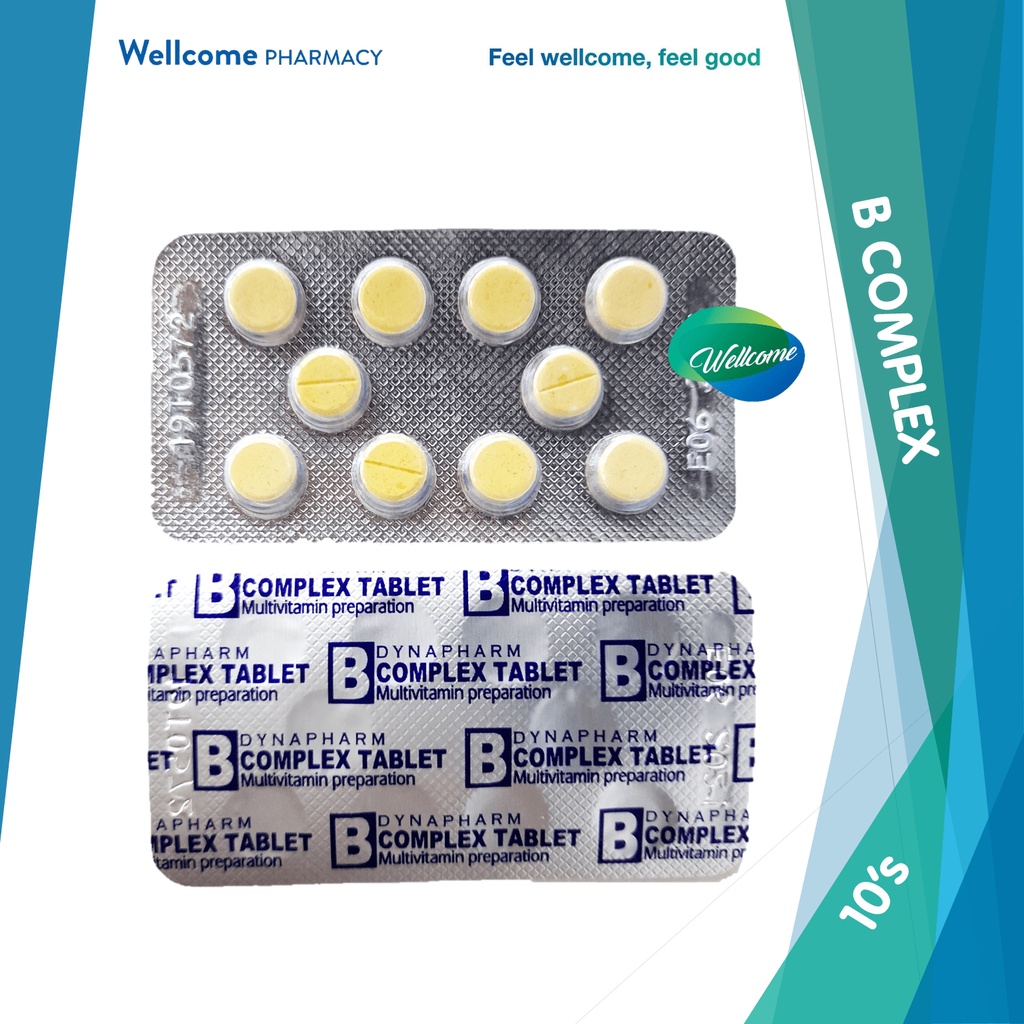 Dyna Vitamin B Complex Tablet - 10's | Shopee Malaysia