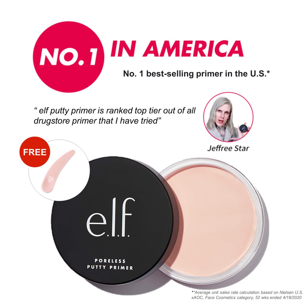Makeup Primer ELF Cosmetics Primer Poreless Putty Primer Matte Poreless ...