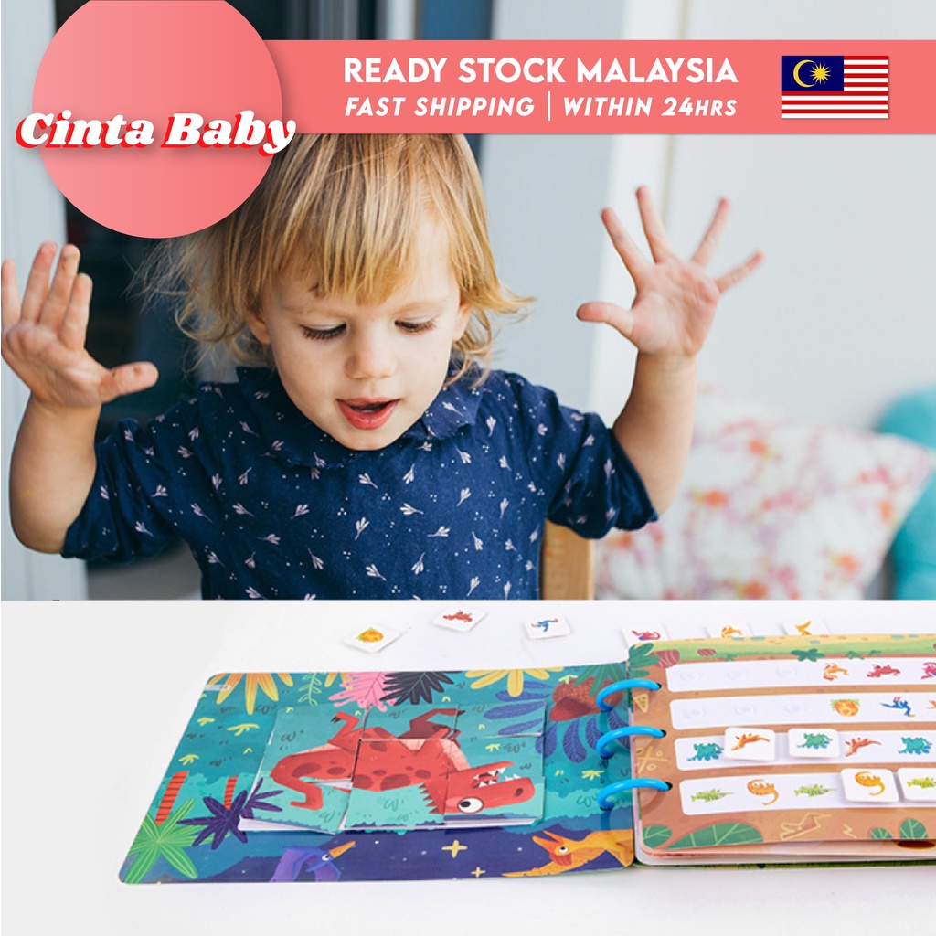 Baby Busy Quiet Book for Kid Educational Preschool Writing &Learning ...