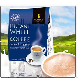 RICHBOY White Coffee 2in1 450g (30g x 15 sachets) - No Sugar | Shopee ...