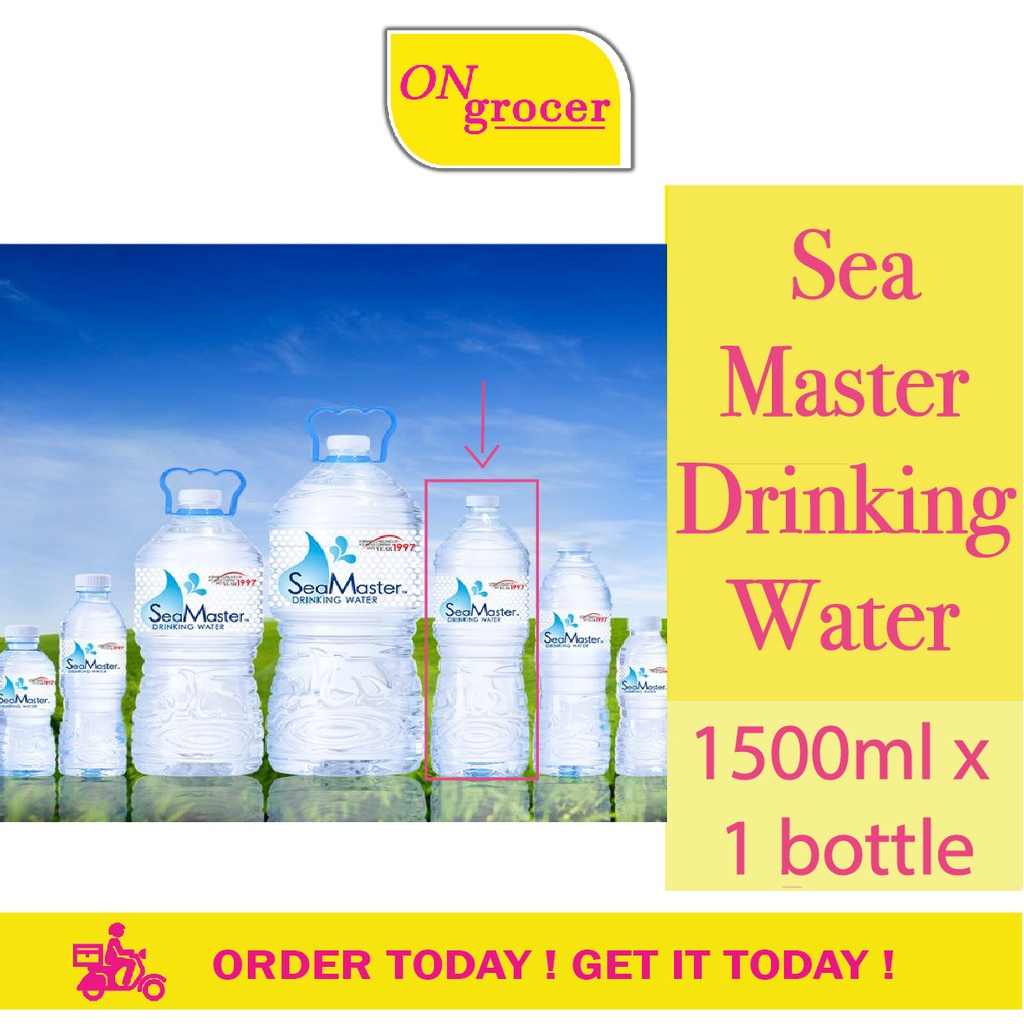 B0001 - SeaMaster Drinking Water 1500ml x 1 Bottle | Shopee Malaysia