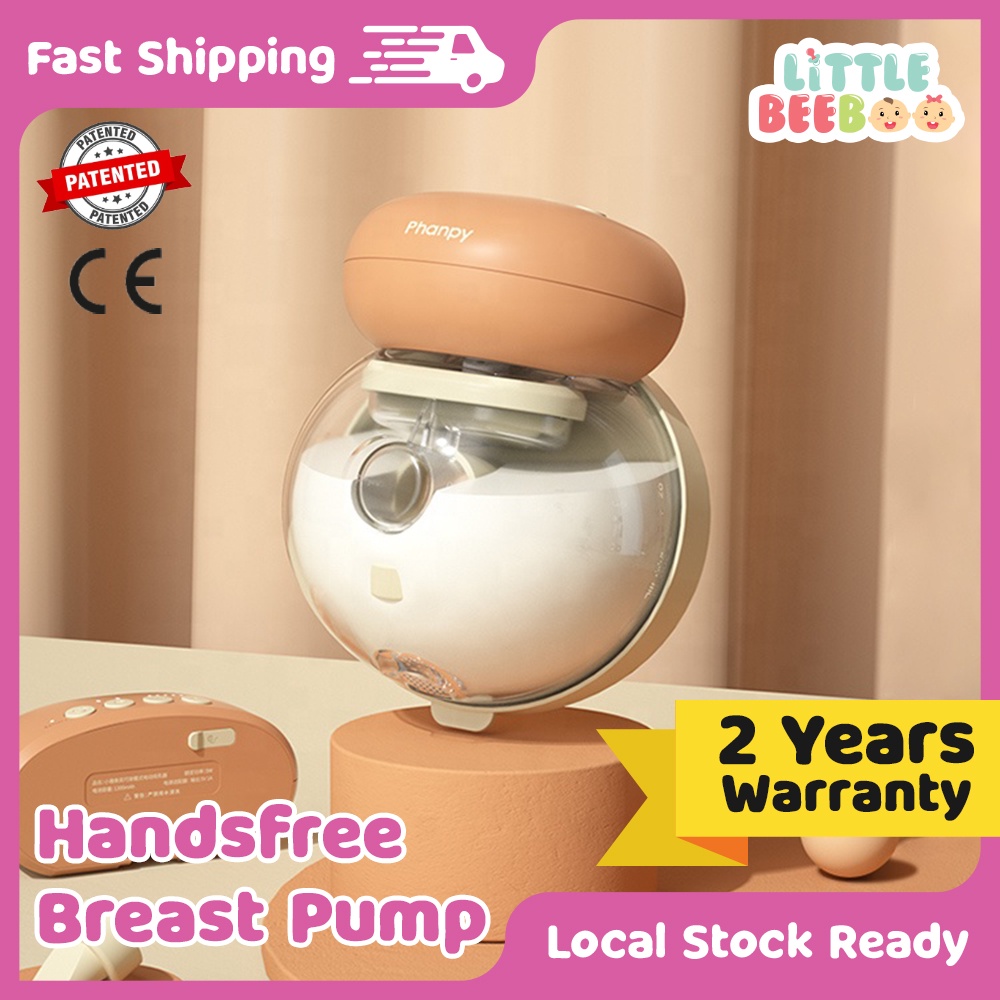[2Y Warranty] Phanpy Wearable Handsfree Wireless Breast Pump Portable Electric YiQiao Pam Susu ...