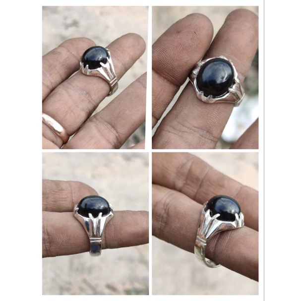 BATU PETIR API ASLI ALAMI IKATAN SILVER925 | Shopee Malaysia
