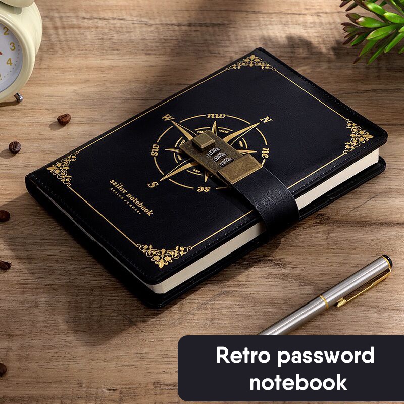 🎁Cipher book with lock diary girl secret pupil cipher notebook boy ...