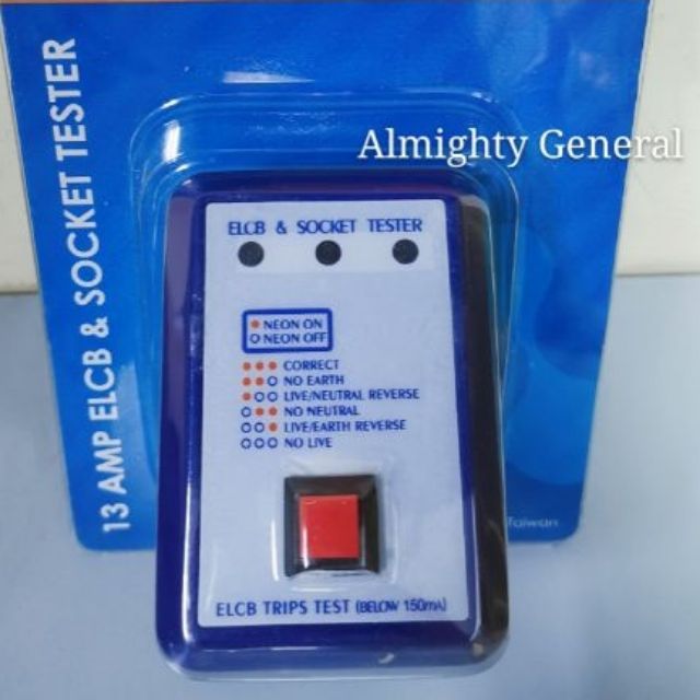 13A ELCB & Socket Tester | Shopee Malaysia