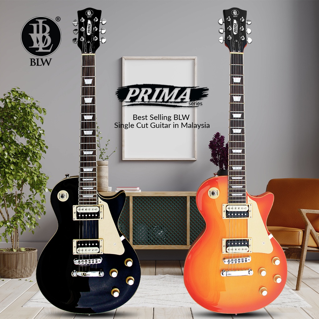 Electric Guitar BLW Les Paul PRIMA Style Gitar Elektrik Lead Guitar ...