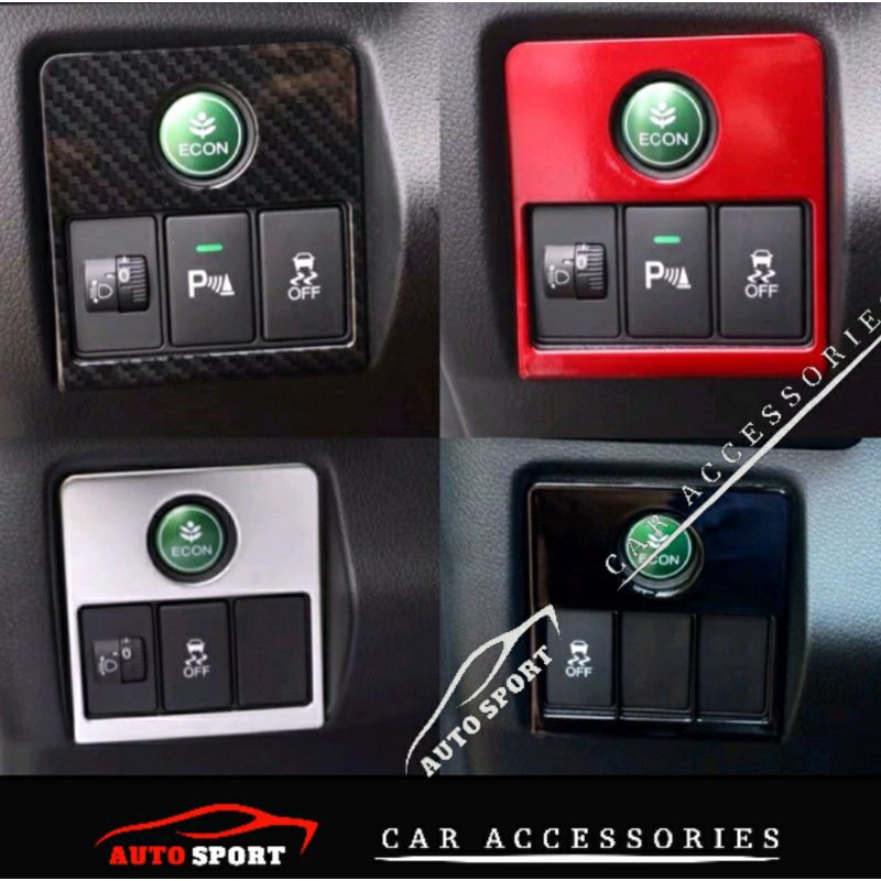 Honda HRV Eco Button Cover Plate Carbon Fiber | Shopee Malaysia