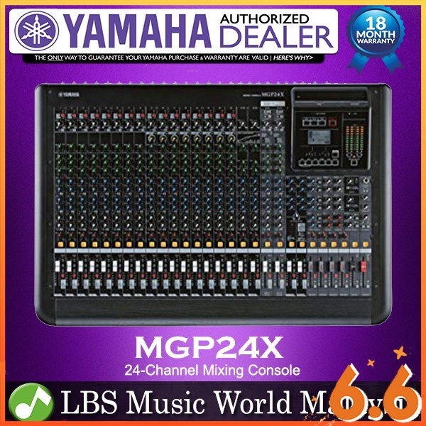 Yamaha MGP24X 24 Channel Analogue Mixer Mixing Console Console with ...
