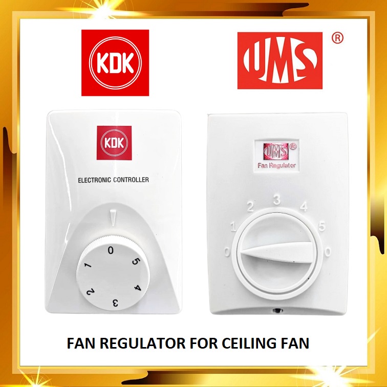 UMS / KDK GENUINE CEILING FAN ELECTRONIC REGULATOR / CONTROLLER ...