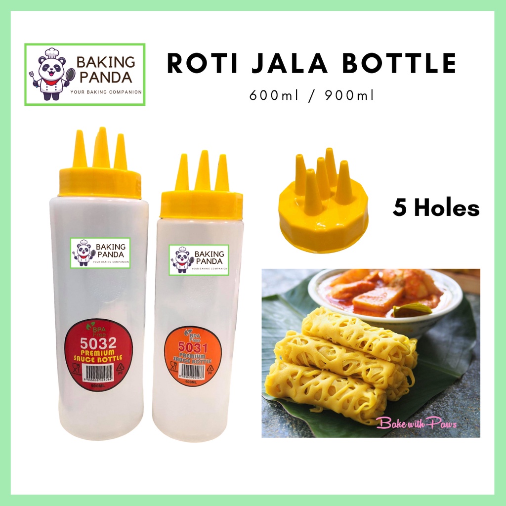 Acuan Roti Jala / Roti Jala Mould / Multipurpose Sauce Bottle / Botol ...