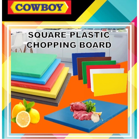 SQUARE PLASTIC THICK CHOPPING BOARD / PAPAN POTONG PLASTIK TEBAL ...
